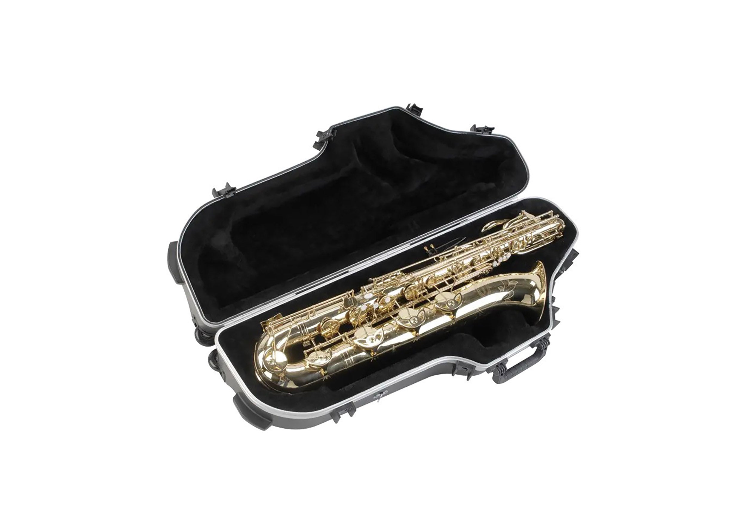 SKB Cases 1SKB-455W Contoured Pro Universal Baritone Saxophone Case wi