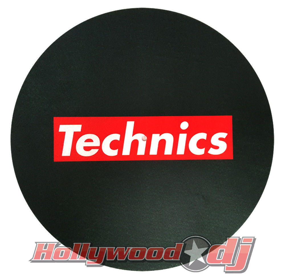 Sicmats Technics Black Red And White Slipmat
