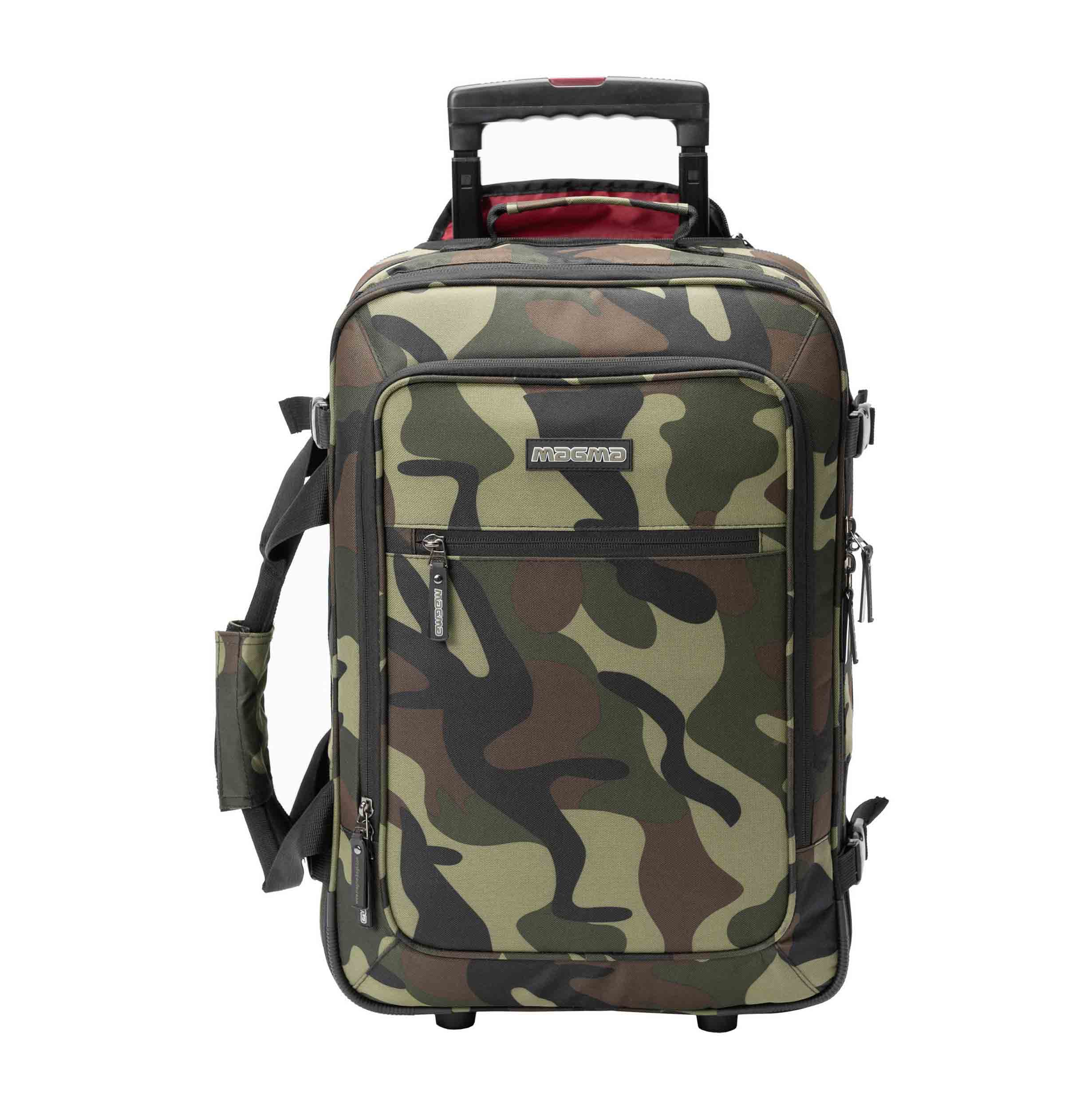 MAGMA DIGI Carry-On Trolley Fits DJ Mixers and Controller, Camo-Green ...