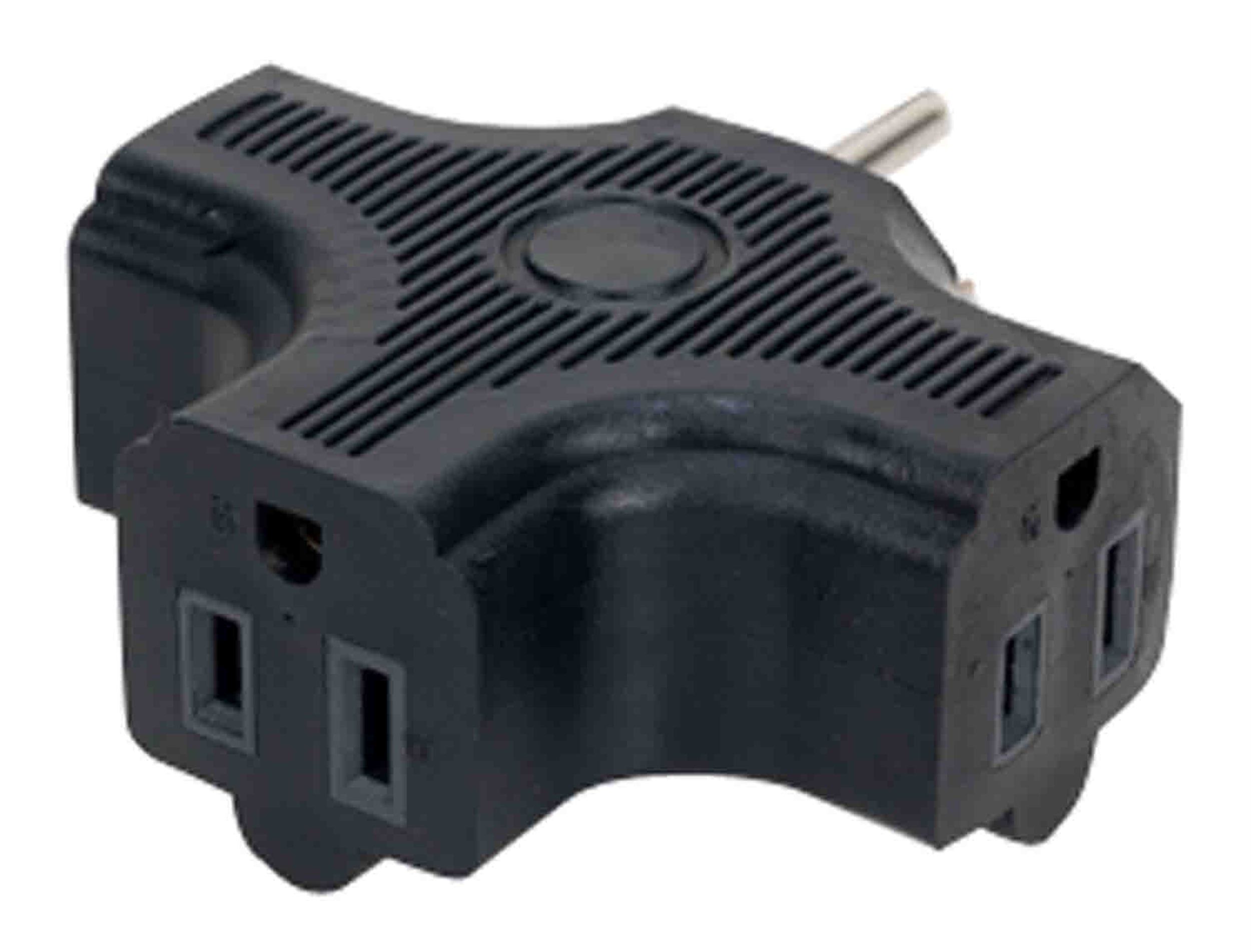 Elation EC3FER, Edison Tri-Tap Power Adapter - Black