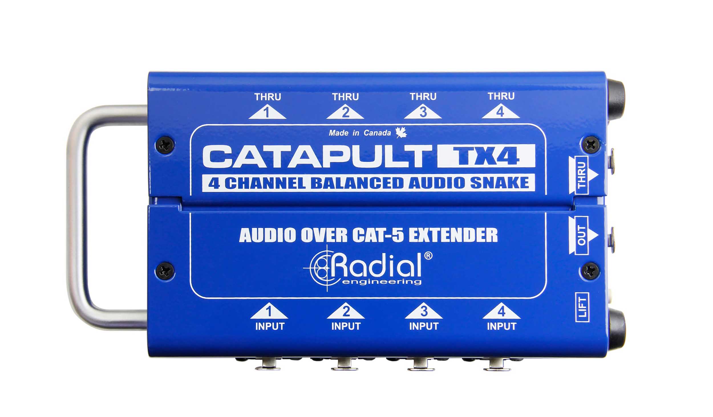 Radial Engineering Catapult 4-Channel Cat 5 Audio Snake- Transmitter