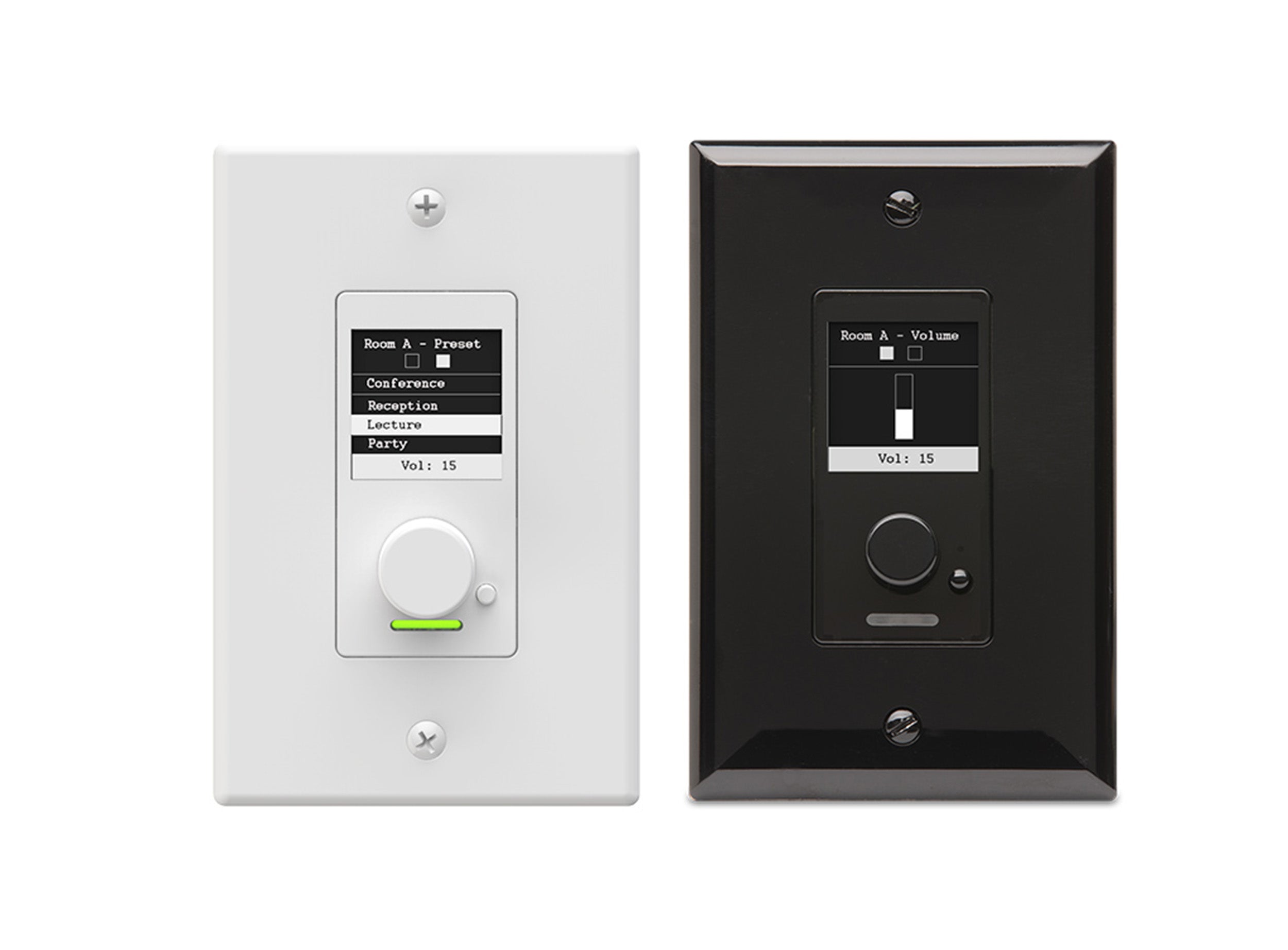 QSC C1 Axon C1 Attero Tech Single-Gang Networked Audio Controller