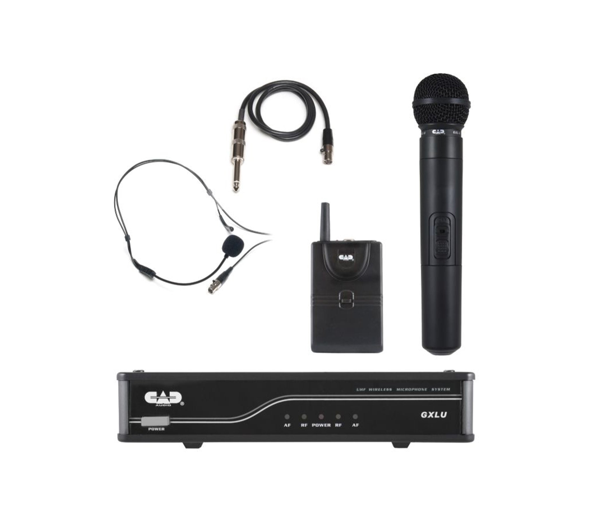 CAD GXLUHBK UHF Dual Channel Handheld & Bodypack Wireless Mic System