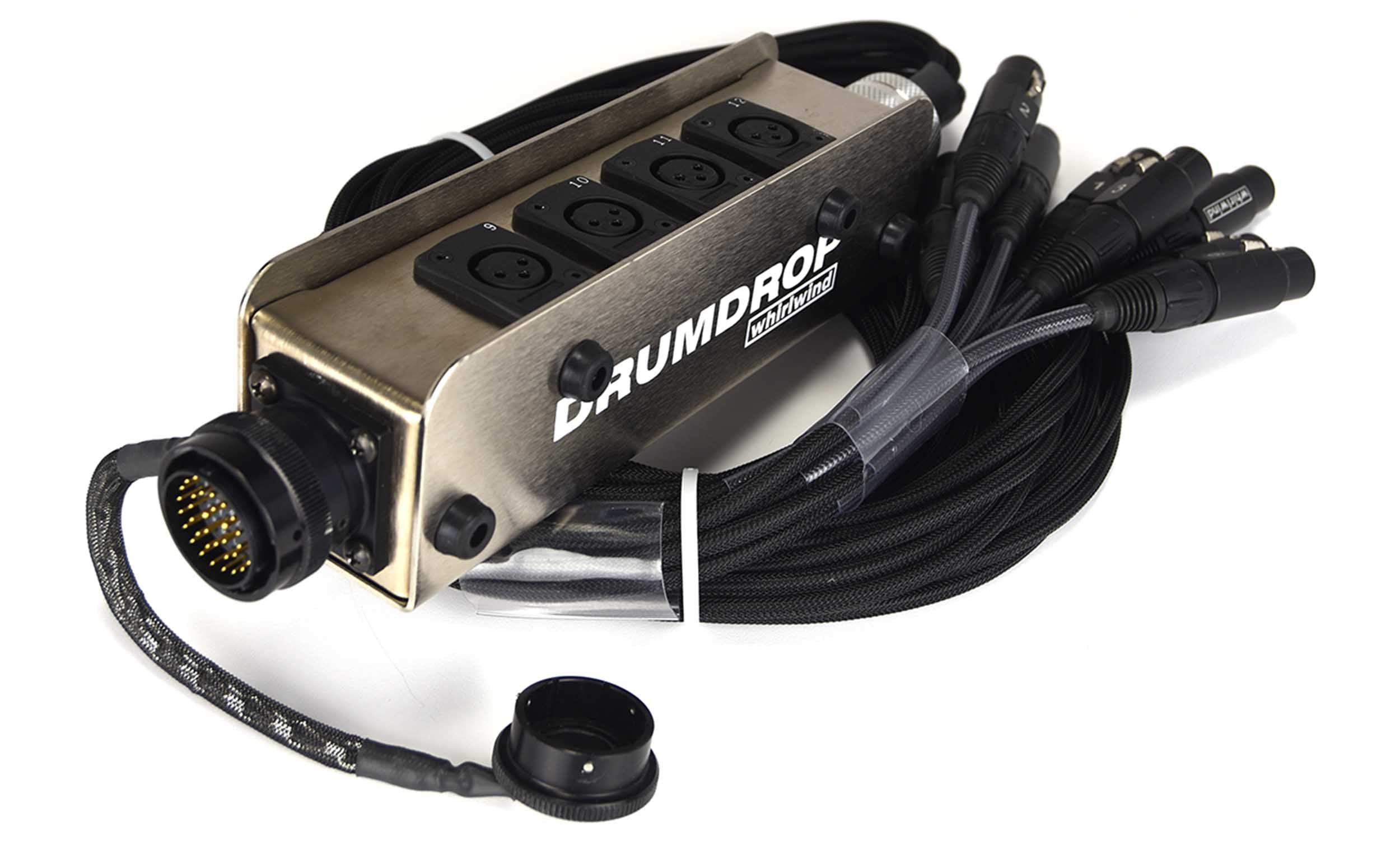 Whirlwind DRUMDROP-M Drum Snake Stage Box with Male W1 Connectors