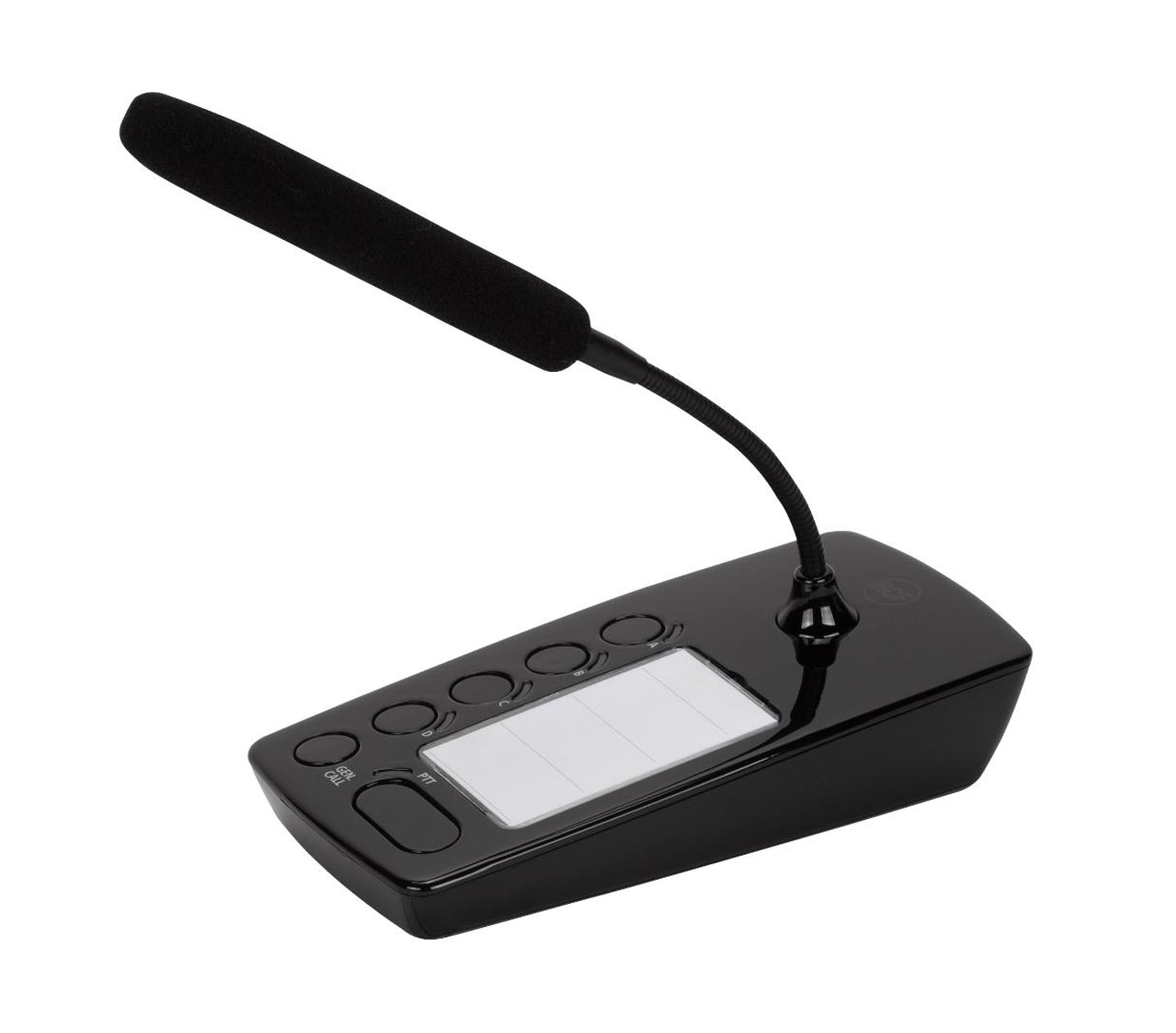 RCF BM 404 Desktop Paging Microphone with 230mm Gooseneck - Black
