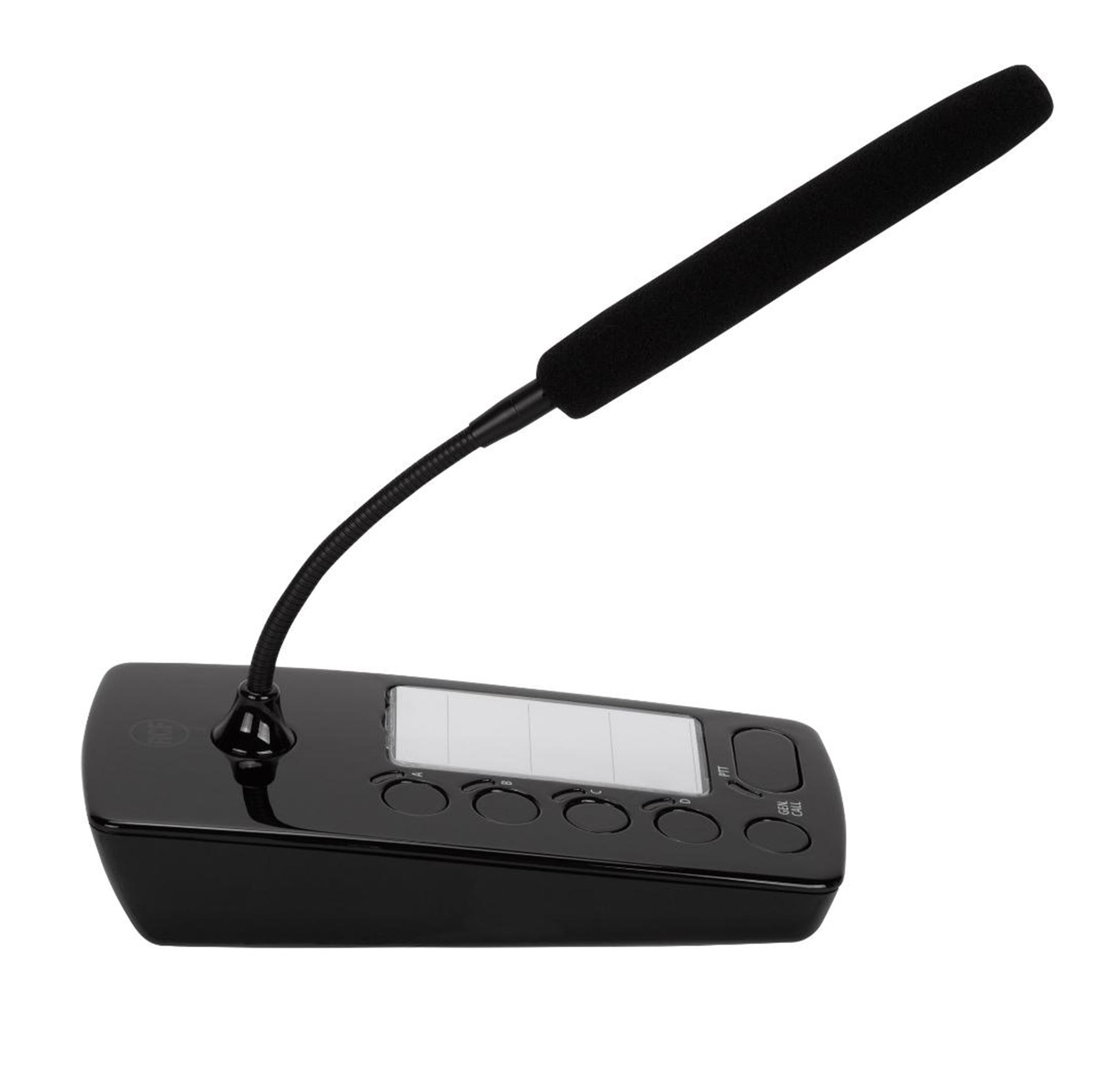 RCF BM 404 Desktop Paging Microphone with 230mm Gooseneck - Black