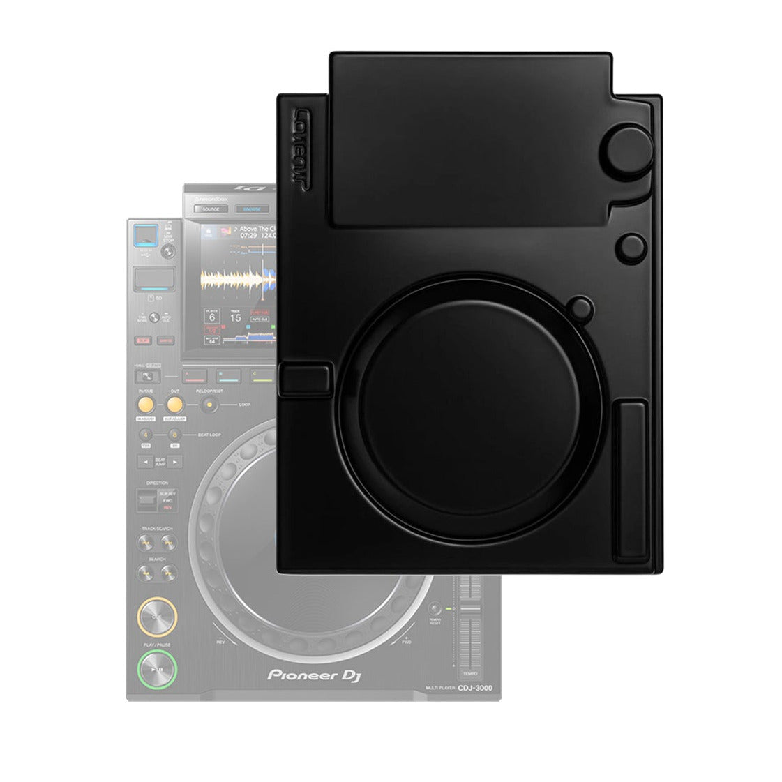 DJ SKIN Protective Plexiglass Cover for CDJ 3000 - Black Matte