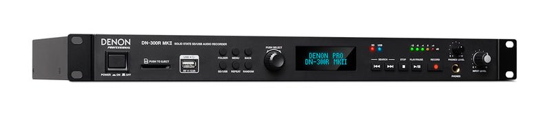 Denon DN-300R MKII, Solid-State SD and USB Audio Recorder
