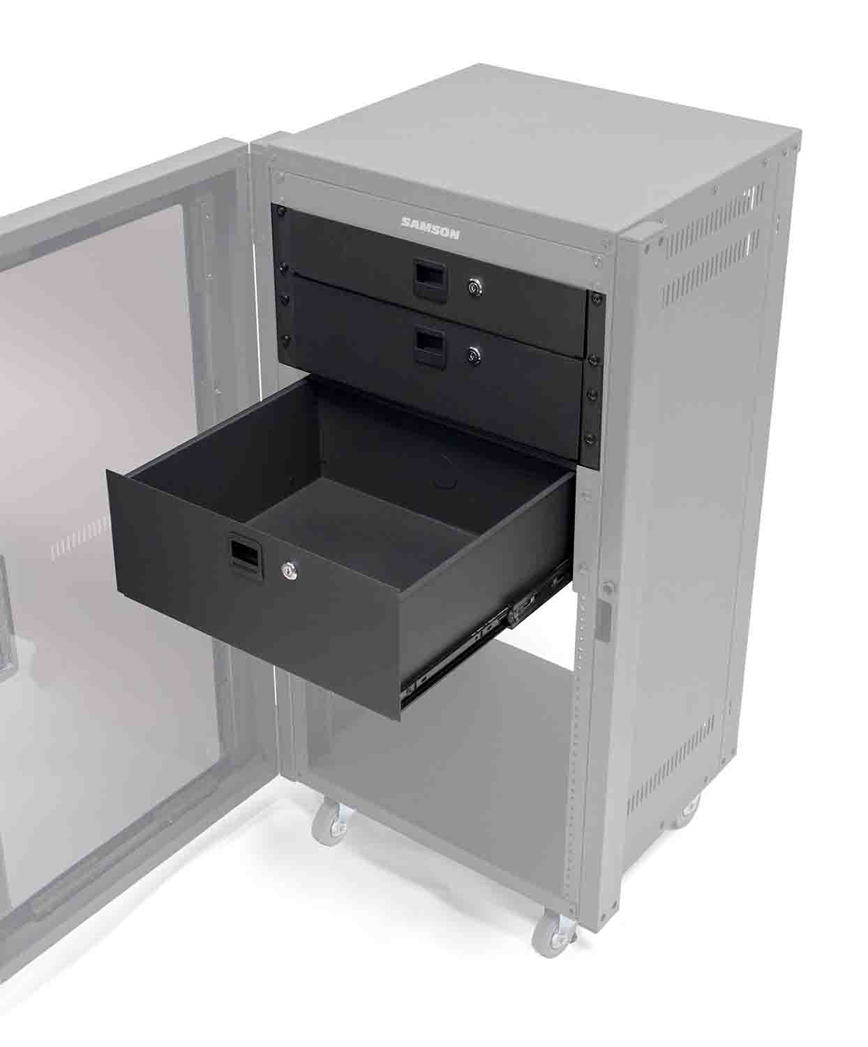 Samson SRKDR2U Universal Rack Drawer - 2 RU