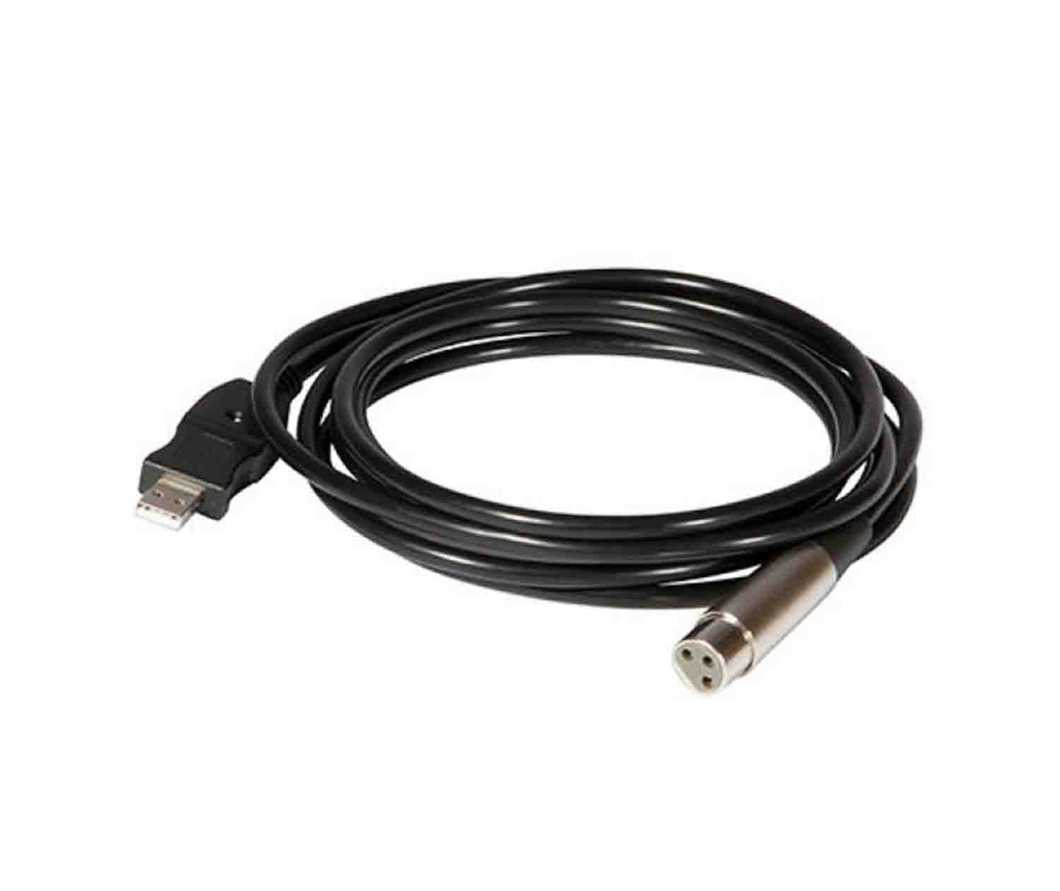 Onstage MC12-10U, Microphone to USB Cable - 10'