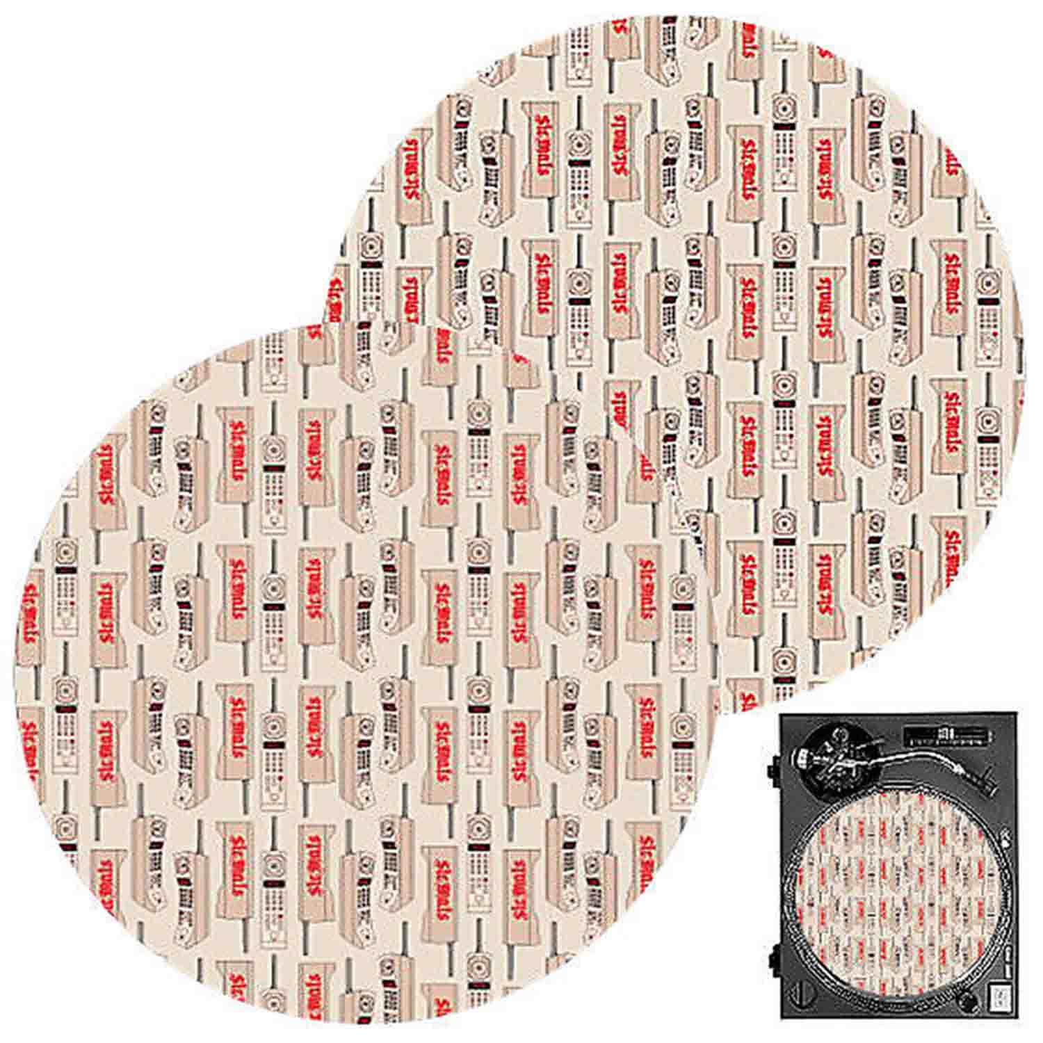 Sicmats DJ Slipmats Brick Cell PHONES Technics Turntable Slip Mat Set
